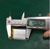 China KC Certified 800mAh 653040 Lithium Polymer Battery LiPo Battery with 500 Cycle Life for sale