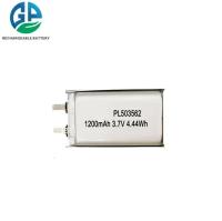 China 503562 3.7V 1200mAh Lithium Polymer Battery Pack KC CB IEC62133 Approved Rechargeable Lipo Battery for sale