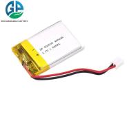 China 3.7V 450mAh Lipo Battery Pack 502535 Rechargeable Lithium Ion Polymer Battery for Wireless Devices for sale