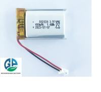China KC Approved 802030 400mAh Lithium Ion Battery Rechargeable Li-ion Battery for Smart Watch for sale