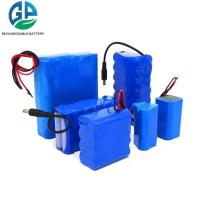 China Customized 18650 Lithium Rechargeable Battery Pack 11.1V 2500mAh with 500 Times Cycle Life for Medical Equipment and POS Terminals for sale