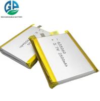 China KC Certificated 3.7V 2500mAh Lithium Polymer Battery Rechargeable Lipo Battery for Beauty Device for sale