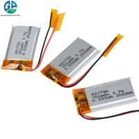 China KC Approved 3.7V 150mAh 401730 Lithium Polymer Battery with PCB Wires for sale