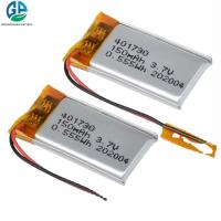China KC Approved 3.7V 150mAh 401730 Lithium Polymer Battery with PCB Wires for sale