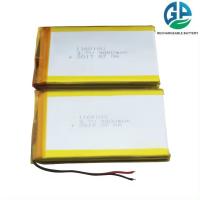 China 1160100 3.7V 9000mAh Lithium Polymer Battery High Capacity LiPo Rechargeable Battery for sale