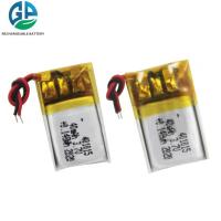 China 401015 3.7V 40mAh Lithium Polymer Battery LiPo Rechargeable Battery with PCB and Connector for sale