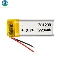 China 3.7V 220mAh KC CB IEC62133 Approved Lithium Polymer Battery Pack Rechargeable Li Polymer Battery for sale