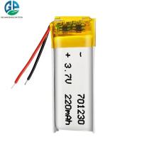 China Li Polymer Battery Pack 701230 3.7v 220mah Oem Rechargeable Hot Sell  KC CB IEC62133 Approved for sale