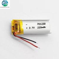 China 3.7V 220mAh KC CB IEC62133 Approved Lithium Polymer Battery Pack Rechargeable Li Polymer Battery for sale