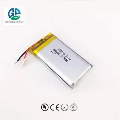China KC Approved 3.7V Li Poly Rechargeable Battery 602648 800mah Lipo Battery for sale