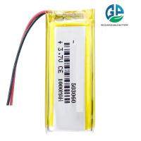 China KC CB IEC62133 Approved 1000mAh 3.7V Lithium Polymer Battery Pack Rechargeable Lipo Battery for sale