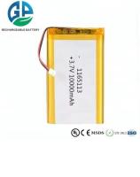 China Rechargeable 3.7V 10000mAh Li Polymer Battery Lipo Battery for Power Bank for sale