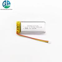 China IEC62133 Approved Polymer Rechargeable Lipo 721944 630mah 3.7v Lithium Battery for sale