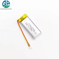 China IEC62133 Approved 3.7V 630mAh Lithium Polymer Battery Pack Rechargeable LiPo Battery for sale