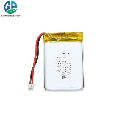 China KC IEC62133 Approved 3.7V 400mAh Rechargeable Battery Pack Lipo Lithium Polymer Battery for sale
