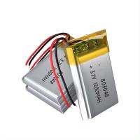 China GPE 803048 Rechargeable Battery Pack 1200mAh 3.7V Lipo Polymer Battery KC IEC62133 Approved for sale