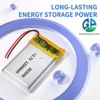 China GPE 803048 Rechargeable Battery Pack 1200mAh 3.7V Lipo Polymer Battery KC IEC62133 Approved for sale
