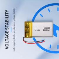 China 3.7V 190mAh KC UN38.3 Certified Lithium Polymer Battery Rechargeable Lipo Battery for sale
