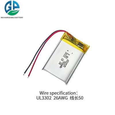 China KC IEC62133 High Quality 3.8V 700mah 652535 Lithium Polymer Battery Pack 500times Cycle Life for sale