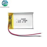 China 3.8V 700mAh 500times Cycle Life Lithium Polymer Battery Pack Rechargeable Lipo Battery for sale