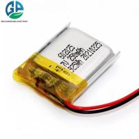 China IEC62133 KC Approved 602025 Size 250mAh Capacity Lithium Polymer LiPo Rechargeable Battery for sale
