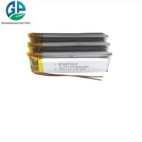 China High Capacity 3.7V 800mAh Lithium Polymer Battery with 500 Times Cycle Life for Digital Products for sale