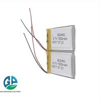 China KC IEC 62133 CB Approved 3.7V 1500mAh 803450 Li Polymer Battery Lithium Polymer Rechargeable Battery for sale