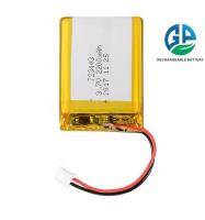 China KC CB IEC62133 Approved 3.7v 2200mah 723443 Polymer Lithium Ion Battery Customized Rechargeable Lipo Battery for sale