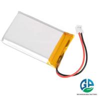 China 802050 800mAh Lithium Polymer Battery Pack with 500times Cycle Life Rechargeable LiPo Battery for sale