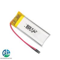 China 802050 800mAh Lithium Polymer Battery Pack with 500times Cycle Life Rechargeable LiPo Battery for sale