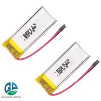 China 802050 800mAh Lithium Polymer Battery Pack with 500times Cycle Life Rechargeable LiPo Battery for sale