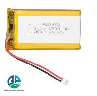 China KC For Digital Products High Capacity Rechargeable 3.7v 583460 1500mah Lithium Polymer Lipo Battery for sale