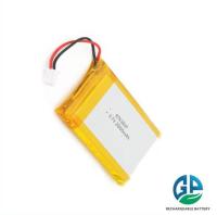China 3.7V 2000mAh Lithium Polymer Battery with 500times Cycle Life Rechargeable Lipo Battery for sale