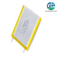 China KC Approved 2000mAh 3.7V Lithium Polymer Battery High Capacity Rechargeable LiPo Battery Pack for sale