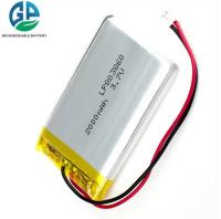 China High Discharge 2000mAh 3.7V Lithium Polymer Battery Rechargeable Lipo Battery Pack for sale