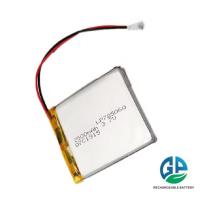 China KC 3.7V 2500mAh Lithium Polymer Battery Pack with 500 Times Cycle Life for Digital Products for sale
