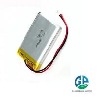 China High Discharge Rate Lithium Polymer 801735 400mAh Rechargeable 3.7v For Wireless Intercom Doobell Drone Battery Pack for sale