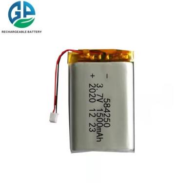 China High Discharge Rate Battery 10C 20C 3.7 V 1500mAh Lipo Battery 584250PL 903048PL 500 Times Cycle Life for sale