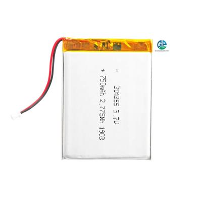 China 750mAh 30C High Discharge Rate 3.7V Lithium Polymer Battery Rechargeable LiPo Battery for Toys and Kids Cars for sale