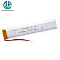 China High Discharge Rate 1300mAh Li Polymer Battery with Overdischarge Protection Rechargeable Lithium Battery for sale