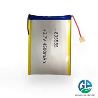 China High Capacity 805585 3.7V 4500mAh Lithium Polymer Battery LiPo Battery Pack for sale