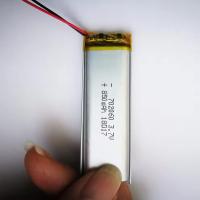 China 700mAh Li Polymer Battery with Overcharge Protection and Wide Discharging Temperature for Portable Devices for sale