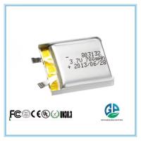 China 700mAh Li Polymer Battery with Overcharge Protection and Wide Discharging Temperature for Portable Devices for sale