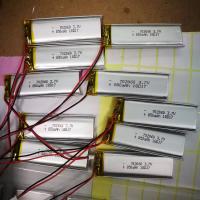 China 700mAh Li Polymer Battery with Overcharge Protection and Wide Discharging Temperature for Portable Devices for sale