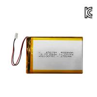 China High Capacity 3.7V 4000mAh Lithium Polymer Battery with 500 Cycle Life for Digital Products for sale