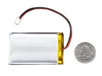 China High Capacity 2000mAh 3.7V Lithium Polymer Battery Pack with 500times Cycle Life Rechargeable Lithium Battery for sale