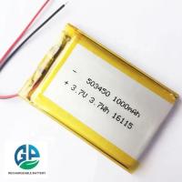 China 3.7V 1100mAh Li Polymer Battery with 500times Cycle Life for Beauty Devices for sale