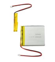 China 3.7V 2000mAh Lithium Polymer Battery with 500times Cycle Life Rechargeable Lipo Battery for sale