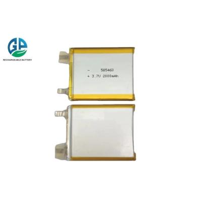 China High Discharge Rate Battery 30C Max60C Rechargeable 585460 2000mAh 3.7V Li-Polymer Battery For Tracker Devices for sale