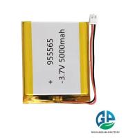 China 955565 Model High Cycle Time 5000mAh Lithium Polymer Battery LiPo Rechargeable Battery for sale